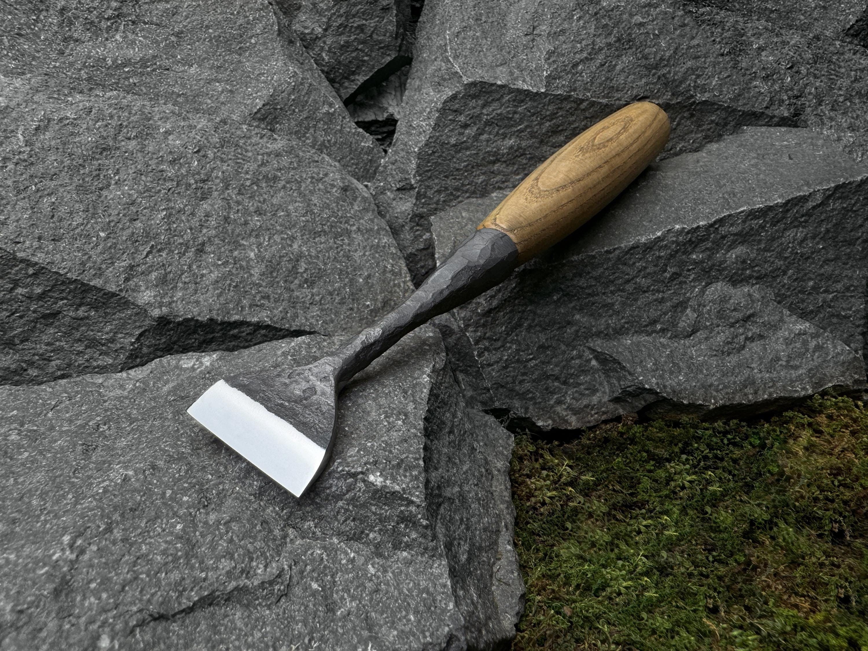Forged Cone Timber Framing Chisel. Carpenters Chisel. Wood Carving ...