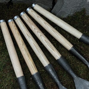Set Timber Chisel 6-piece With Leather Cases. Carpentry Tools. Slick ...