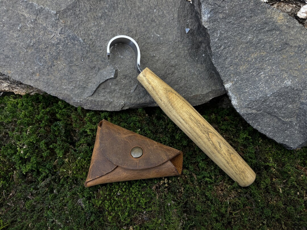 Forged Spoon Carving Knife. Wood Carving Hook Knife. Bowls and Kuksas ...