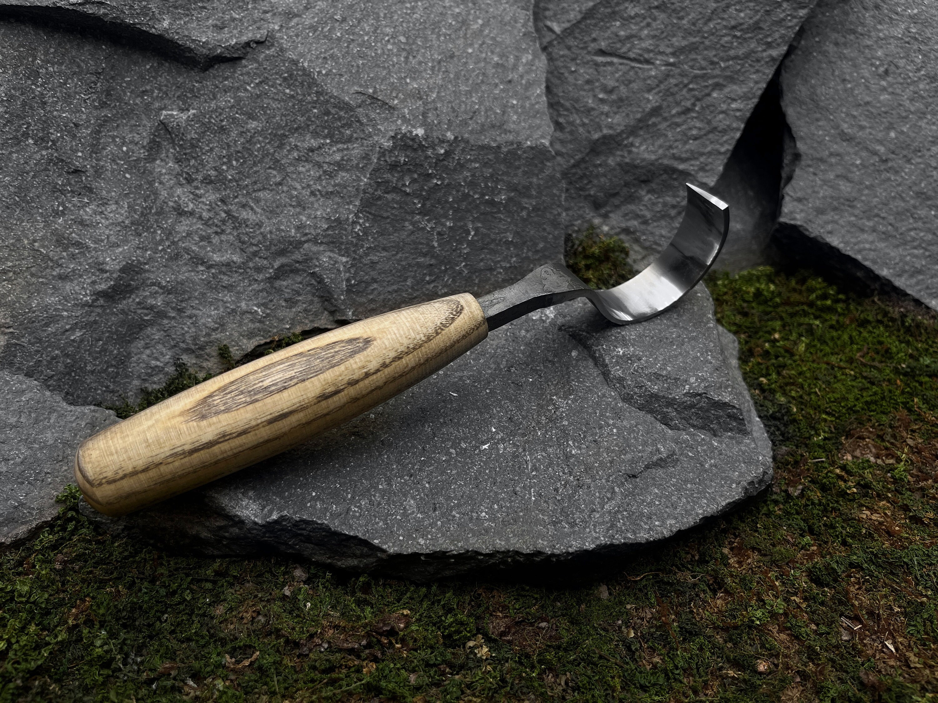 Forged Spoon Carving Hook Knife. Wood Carving Knife. Handmade Hook ...