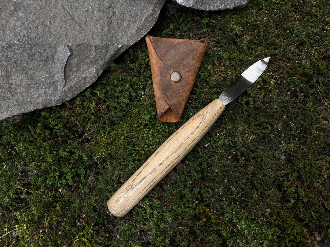 Spoon Carving Hook Knife. Wood Carving Knife. Forged Long Hook Knife ...