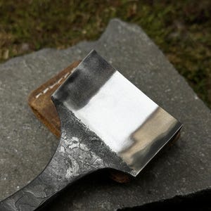 Rounded Adze With Leather Case. Wood Carving Tool. Finnish Adze ...