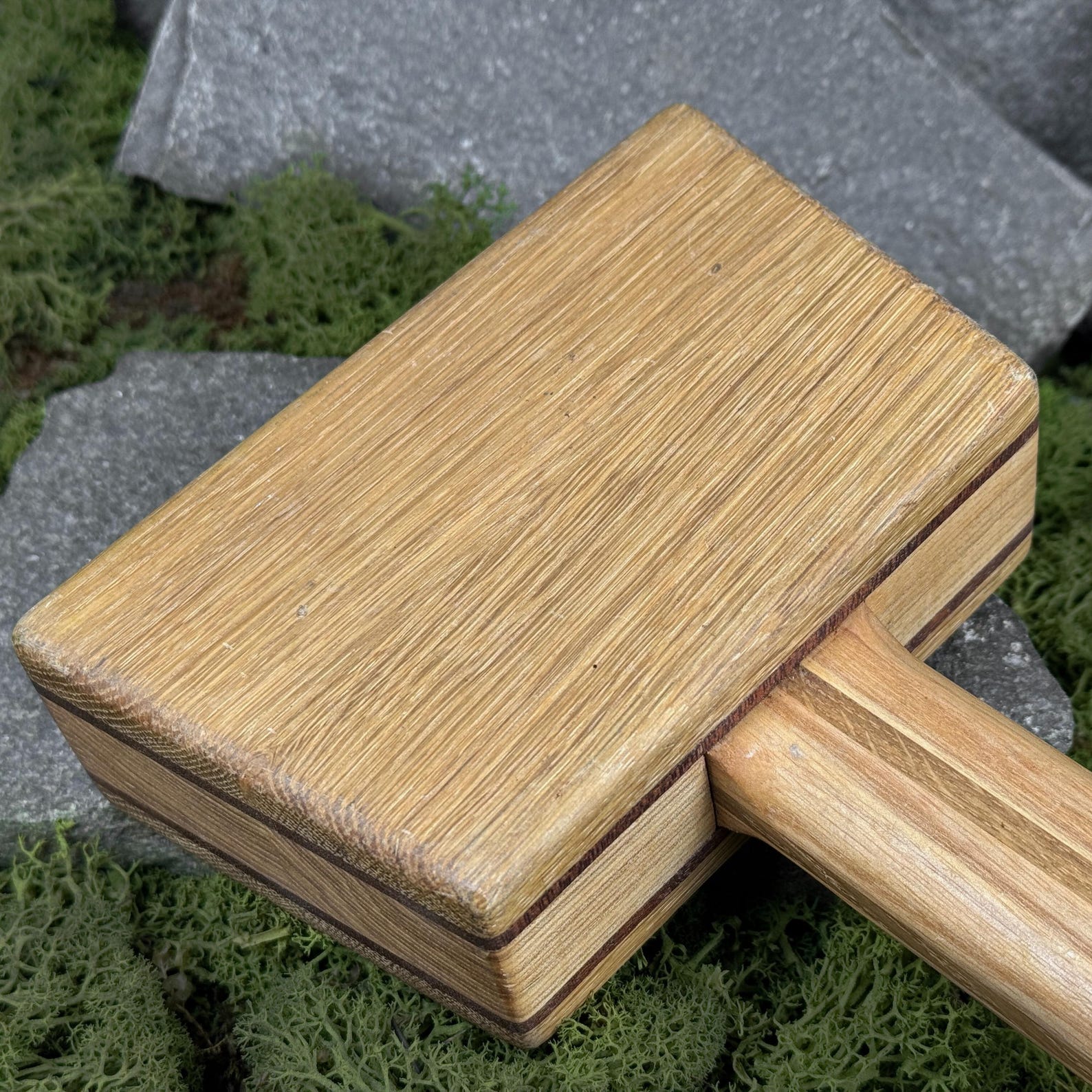 Comfortable Wooden Mallet. Woodworking Mallet. Carpentry Mallet ...