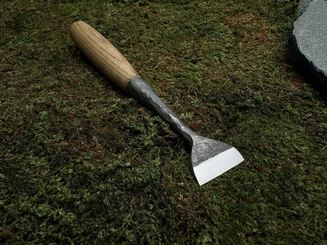 Forged Cone Timber Framing Chisel. Carpenters Chisel. Wood Carving ...
