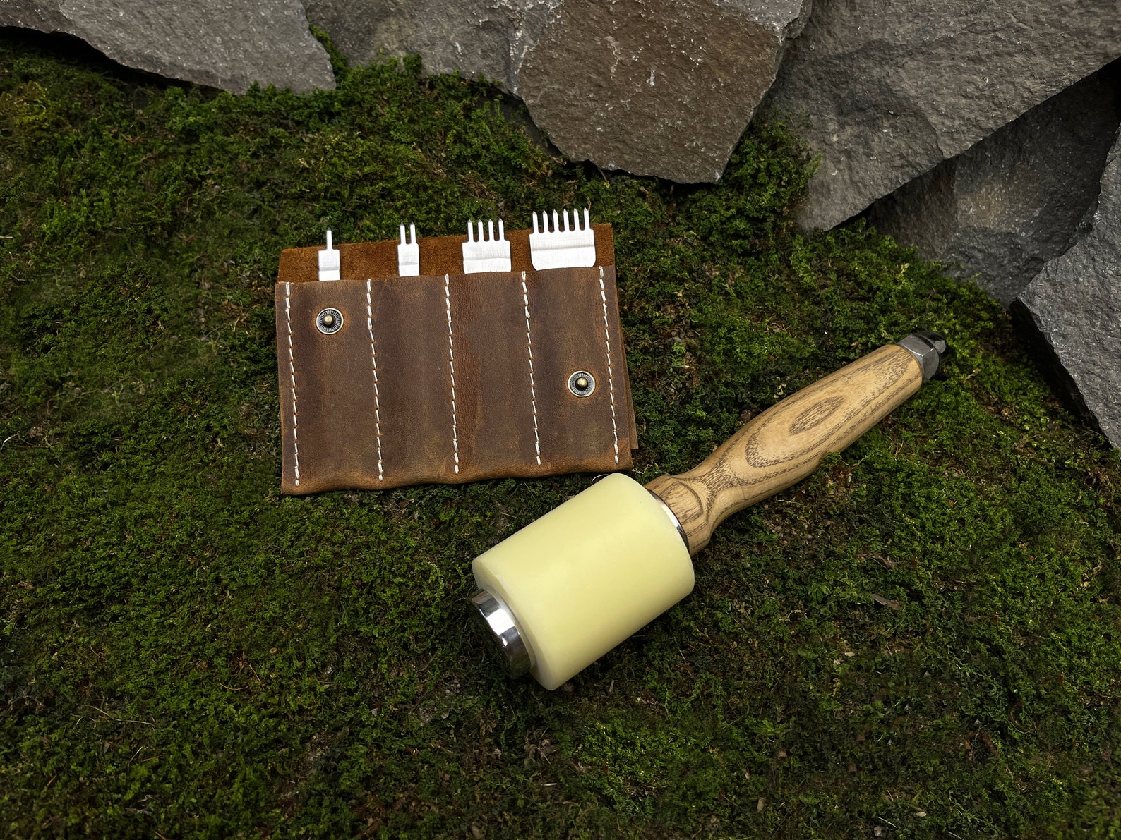 Leather Tools. Diamond Style Leather Pricking Iron Set, 1, 2, 3, 4 ...