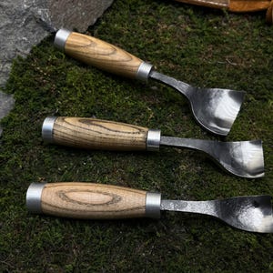 Spoon Gouges With Leather Case. Wood Carving. Curved Gouges for Carving ...