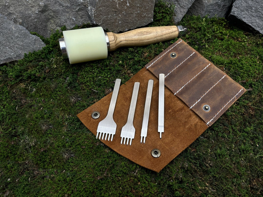 Leather Tools. Diamond Style Leather Pricking Iron Set, 1, 2, 3, 6 ...
