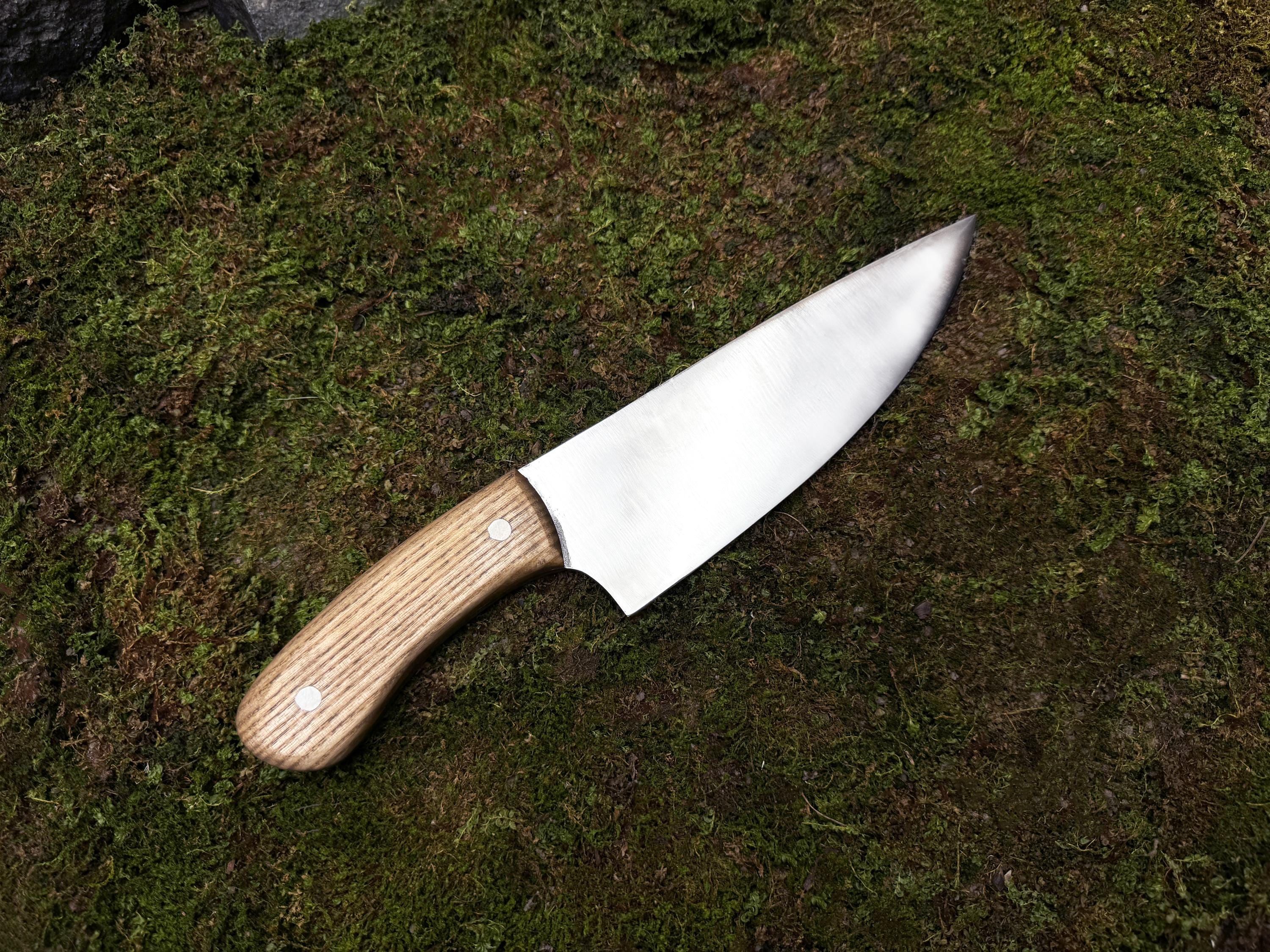 8 Inch Chef Knife. Hand-forged Kitchen Knife. Custom Knife. Meat ...