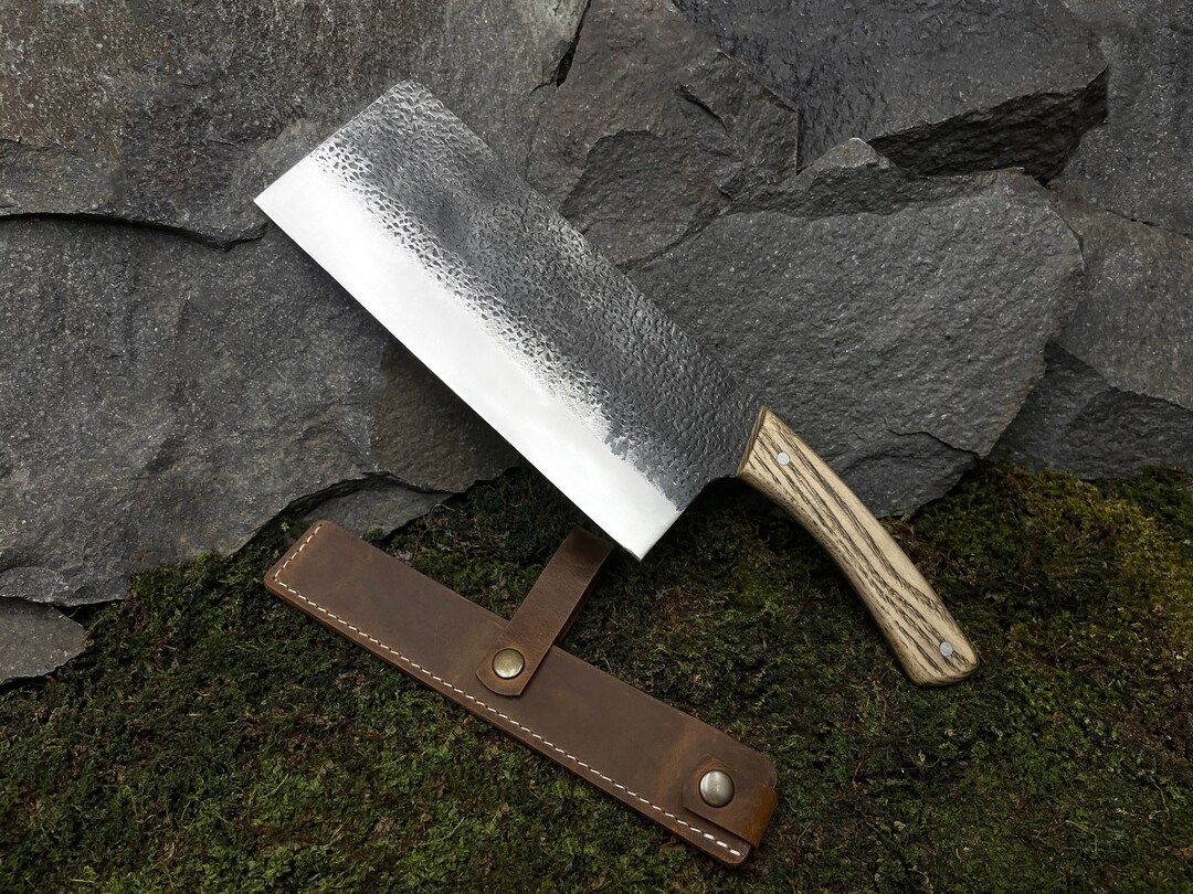 Forged Meat Cleaver. Large Bone Chopper Knife. High-quality Cleaver for ...