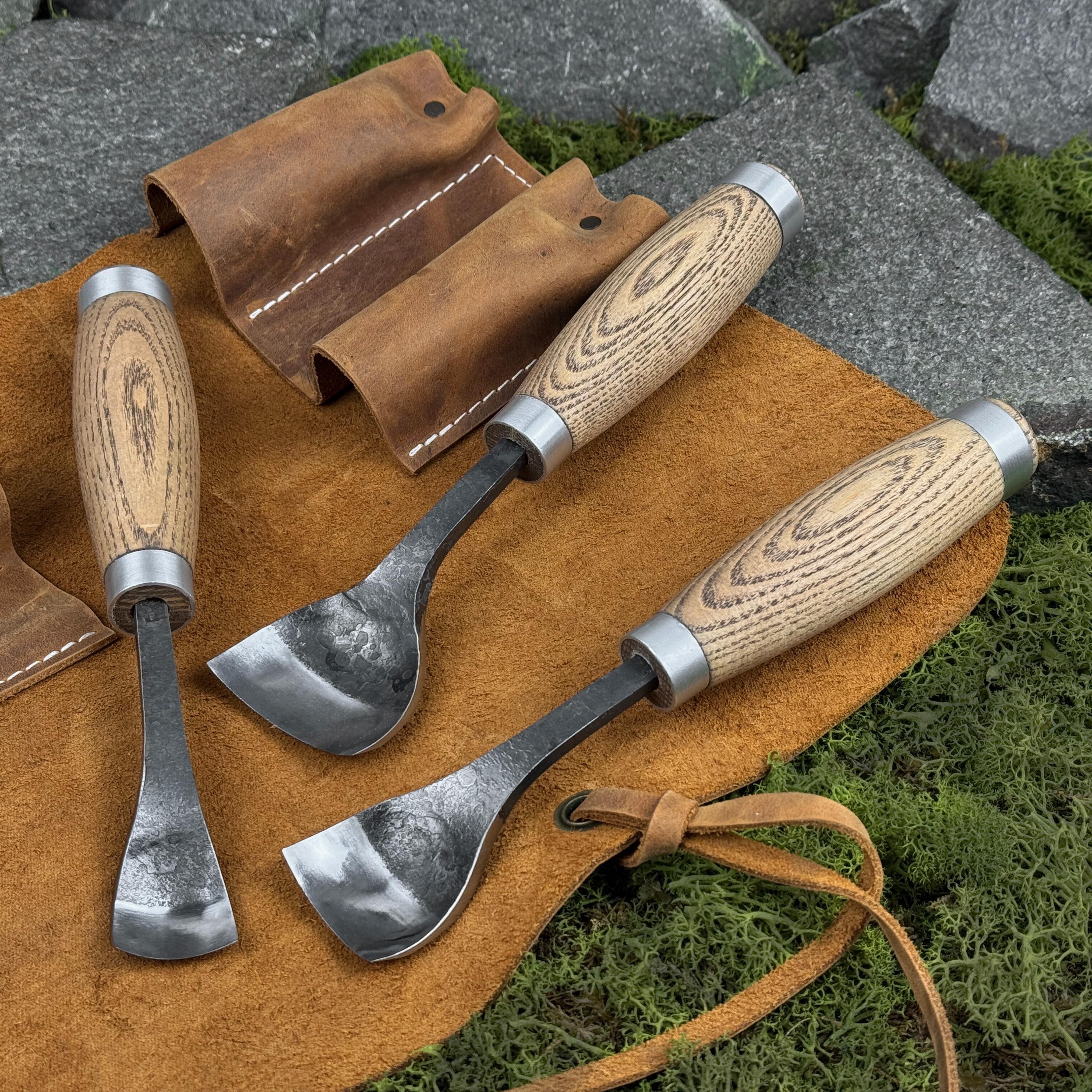 Bowl, Spoon Gouges. Curved Gouges. Wood Carving Tools. Bent Gouges ...