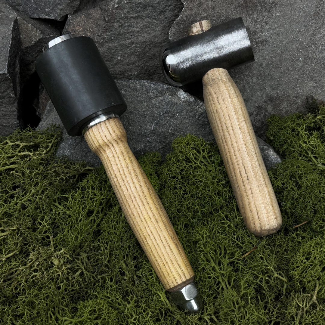 2-piece Hammer Set for Leatherworking. Leather Tooling. Hammers for DIY ...