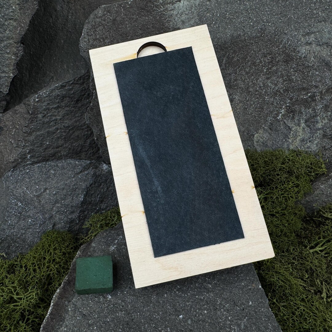 Leather Strop With Polishing Paste. Handmade Board for Honing Wood ...