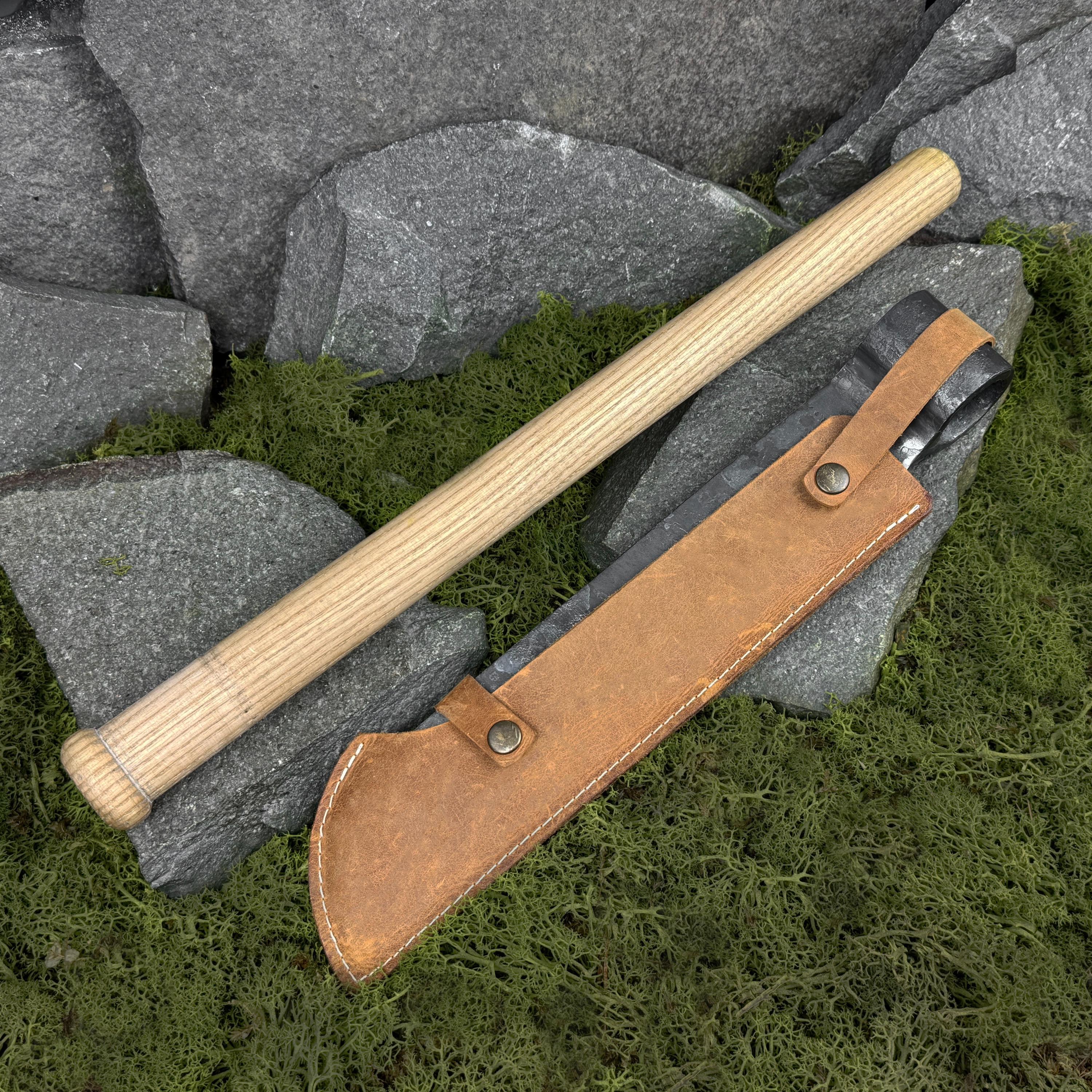 Splitting Froe With Leather Case. Carpentry Tool. Wood Chopping Tool ...