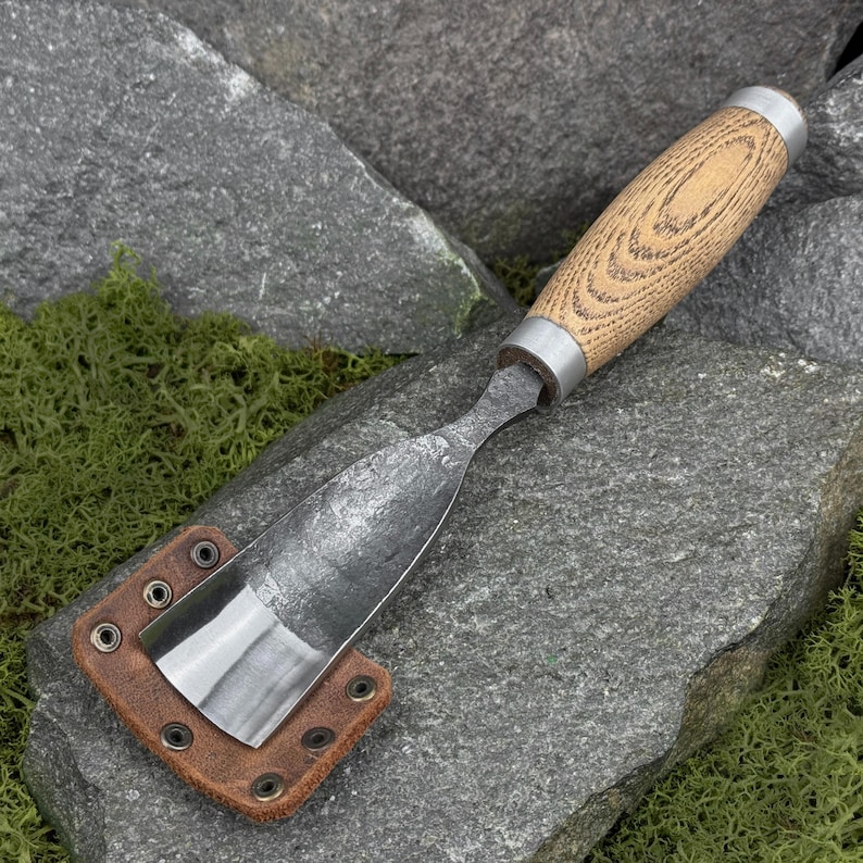 Hand Forged Wood Carving Gouge. Rounded Chisel for Woodworker. Wood ...