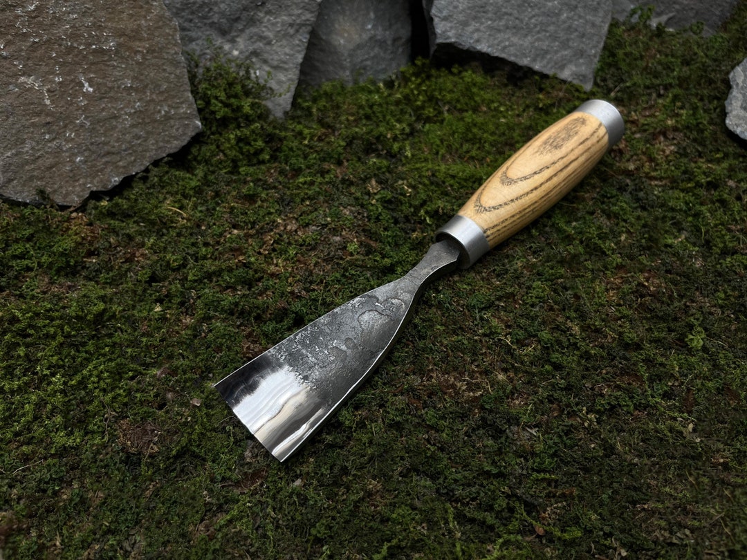 Hand Forged Wood Carving Gouge. Rounded Chisel for Woodworker. Wood ...