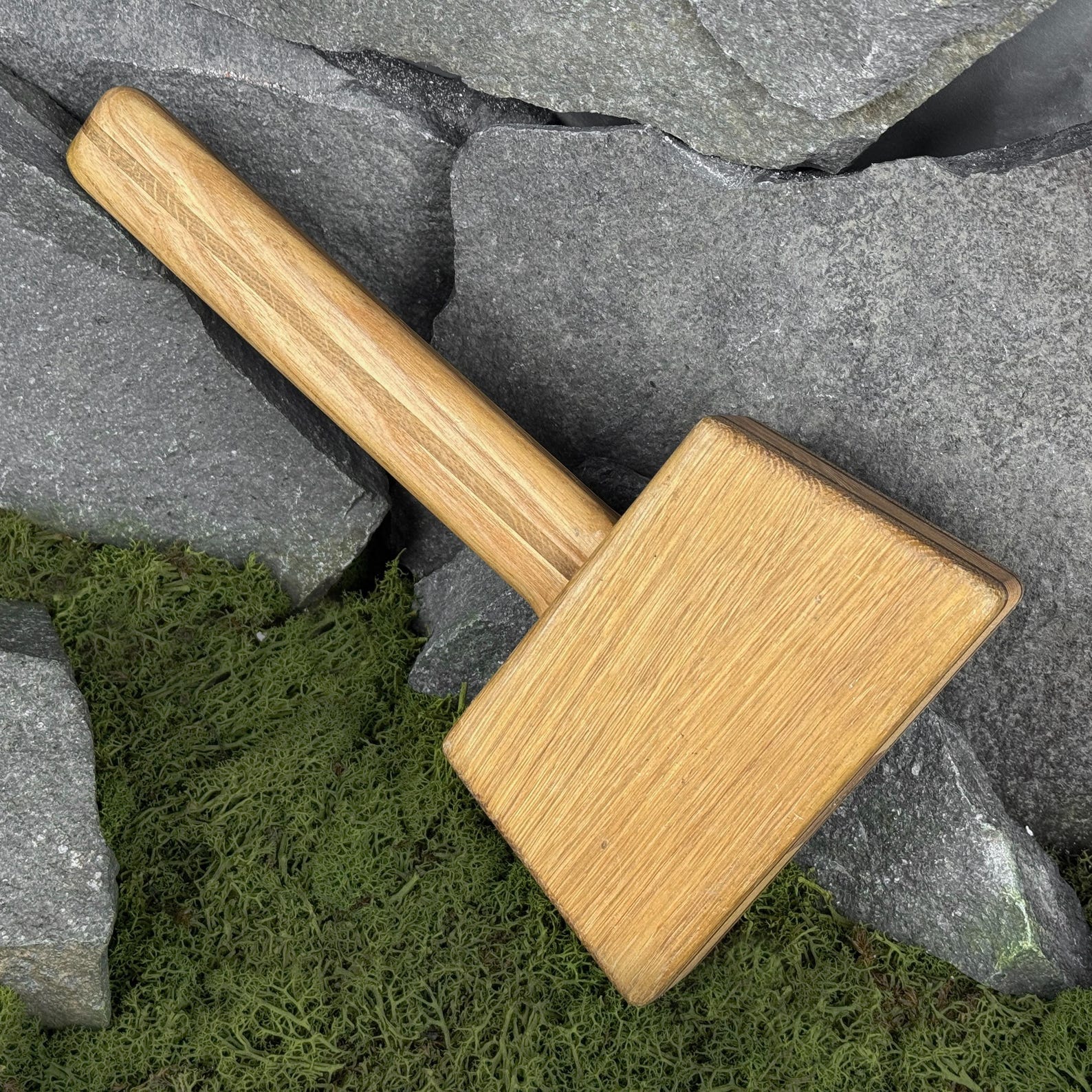 Comfortable Wooden Mallet. Woodworking Mallet. Carpentry Mallet ...