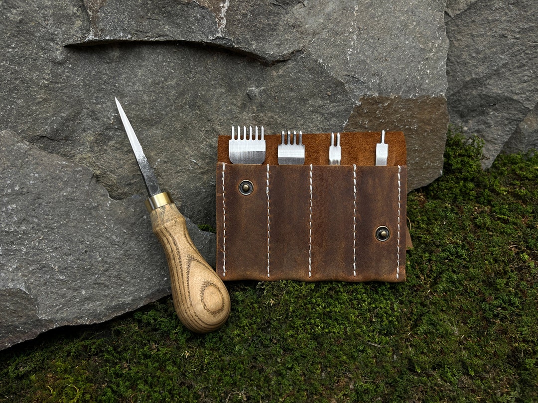 Leather Tools. Diamond Style Leather Pricking Iron Set, 1, 2, 3, 4 ...