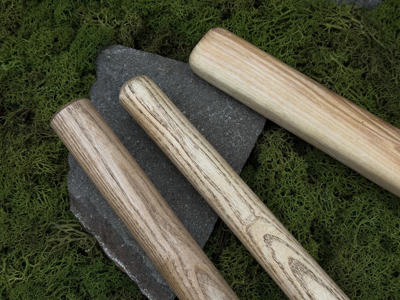 Set Splitting Froe and Wooden Mallet With Leather Cases. Tools for ...