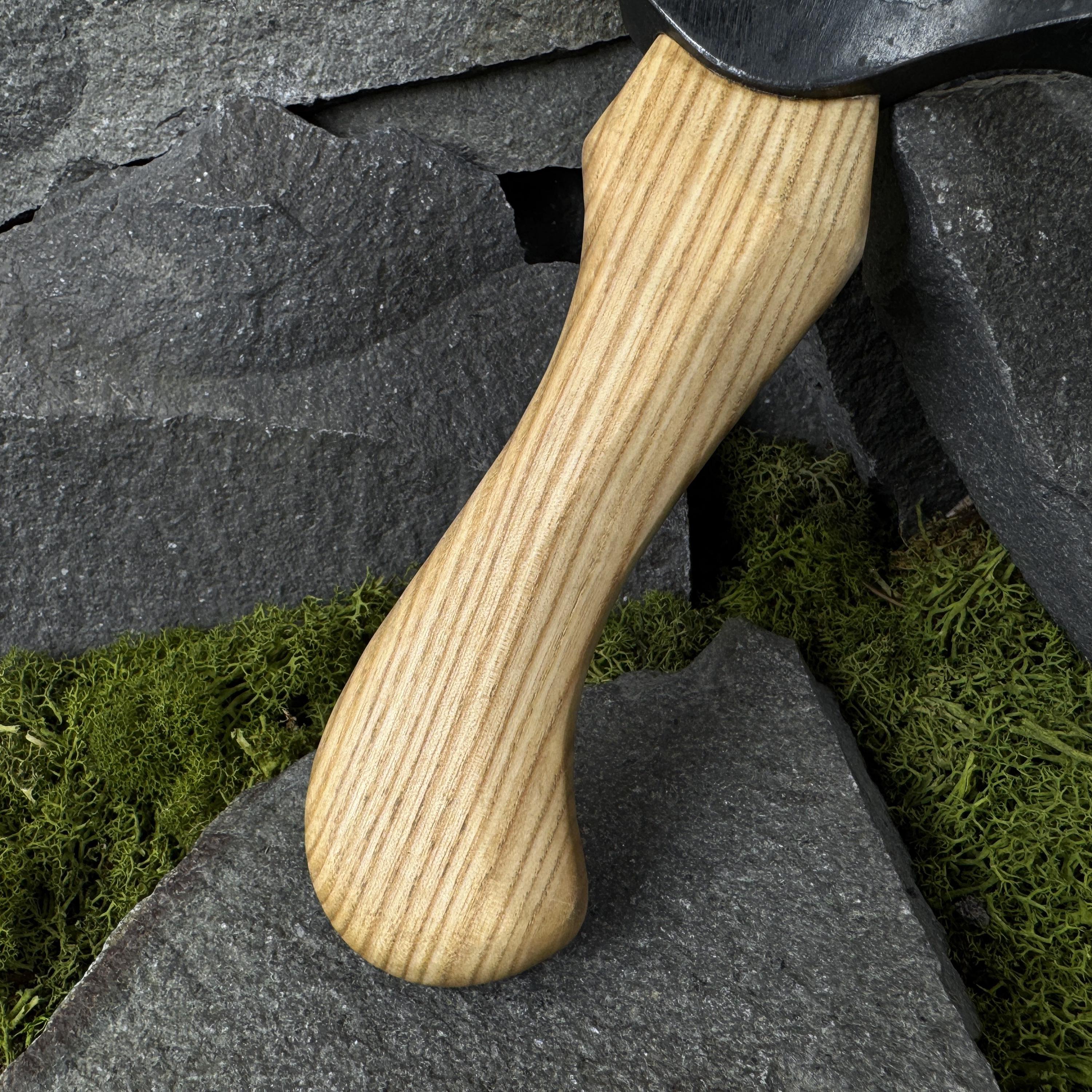Curved Adze With Leather Case. Wood Carving Tool. Camping Axe ...