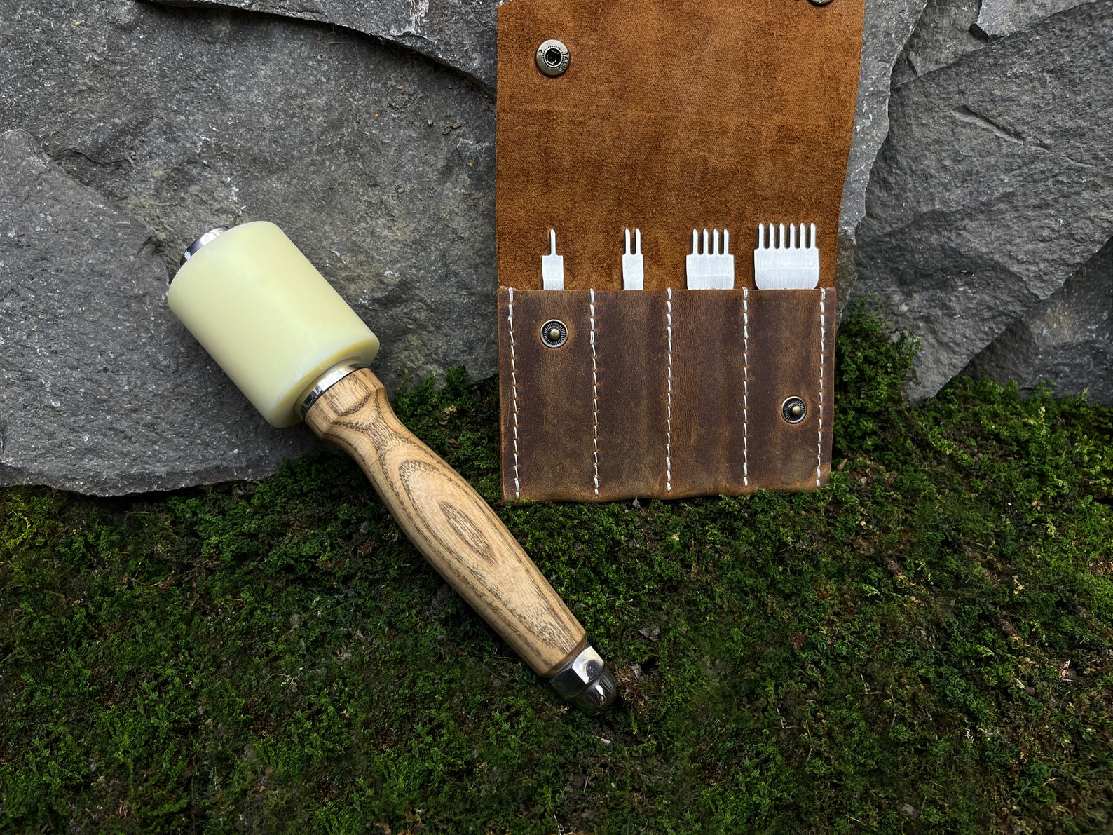 Leather Tools. Diamond Style Leather Pricking Iron Set, 1, 2, 3, 4 ...