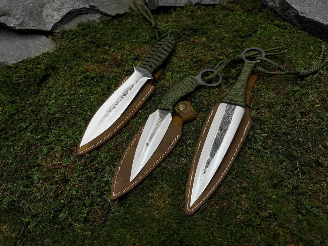 Custom Throwing Knife Set 3 Pcs. Outdoors Throwing Knives. Custom ...
