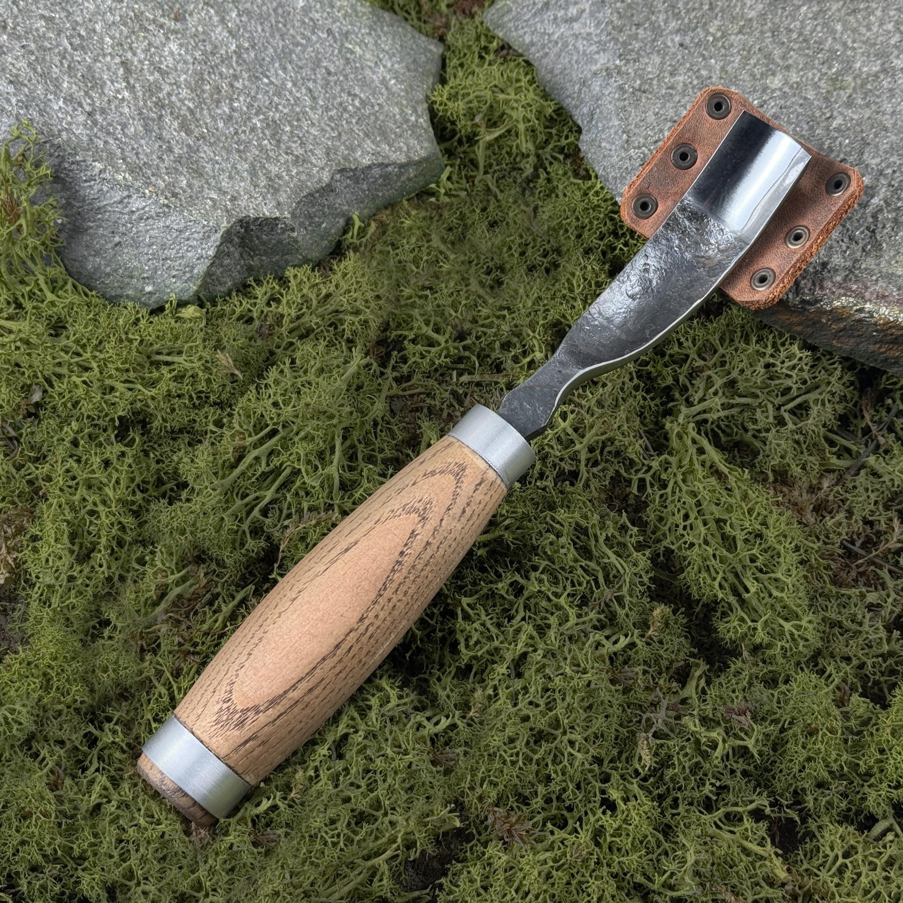 Bent Gouge. Spoon, Bowl and Cup Carving Chisel. Woodworking Knife ...