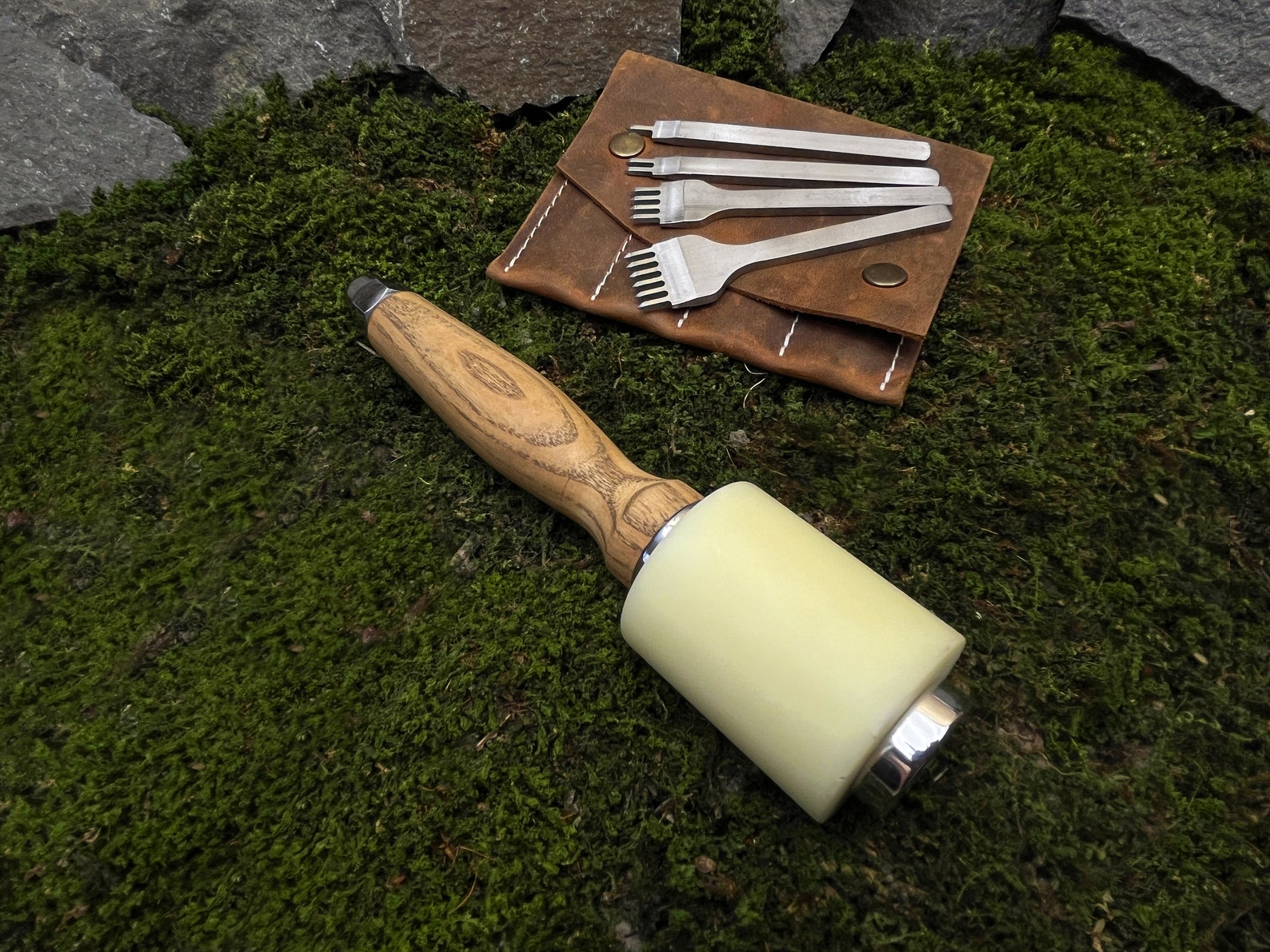 Leather Tools. Diamond Style Leather Pricking Iron Set, 1, 2, 3, 4 ...