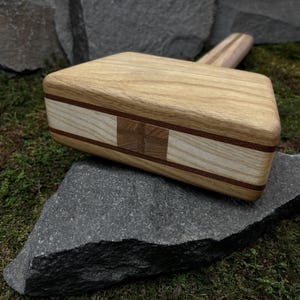 Comfortable Wooden Mallet. Woodworking Mallet. Carpentry Mallet ...