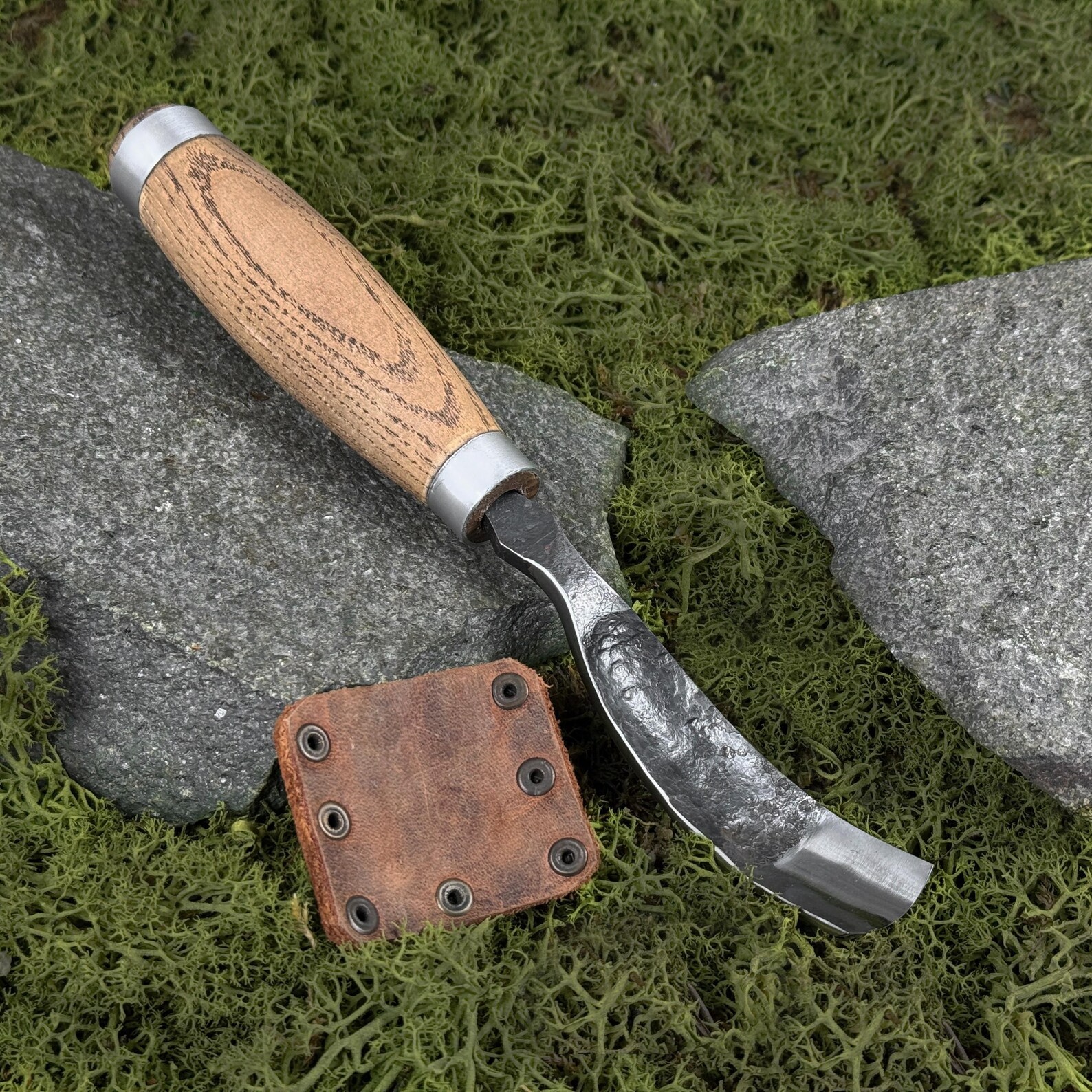 Bent Gouge. Spoon, Bowl and Cup Carving Chisel. Woodworking Knife ...