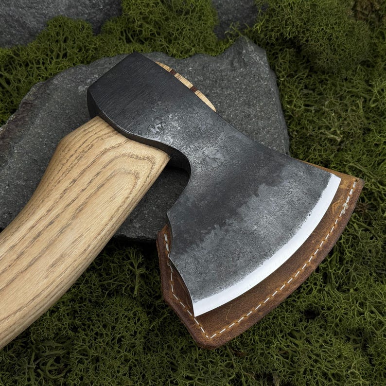 Wood Carving Axe With Leather Case. Woodworking Tool. Axe for ...