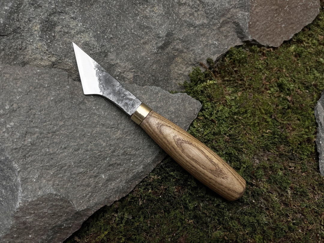 Hand-forged Chip Carving Knife. Details Knife. Wood Carving Knife ...