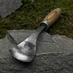 Spoon Carving Gouge. Wood Carving Tool. Bent Gouge for Woodworking ...