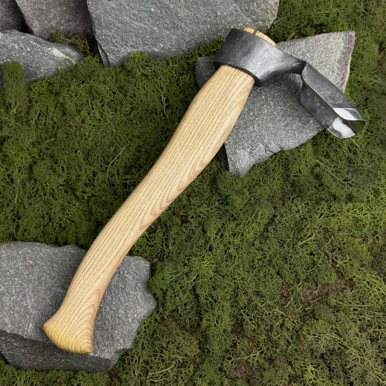 Hand Forged Adze With Rounded Blade. Woodworking Tool for Hollowing ...
