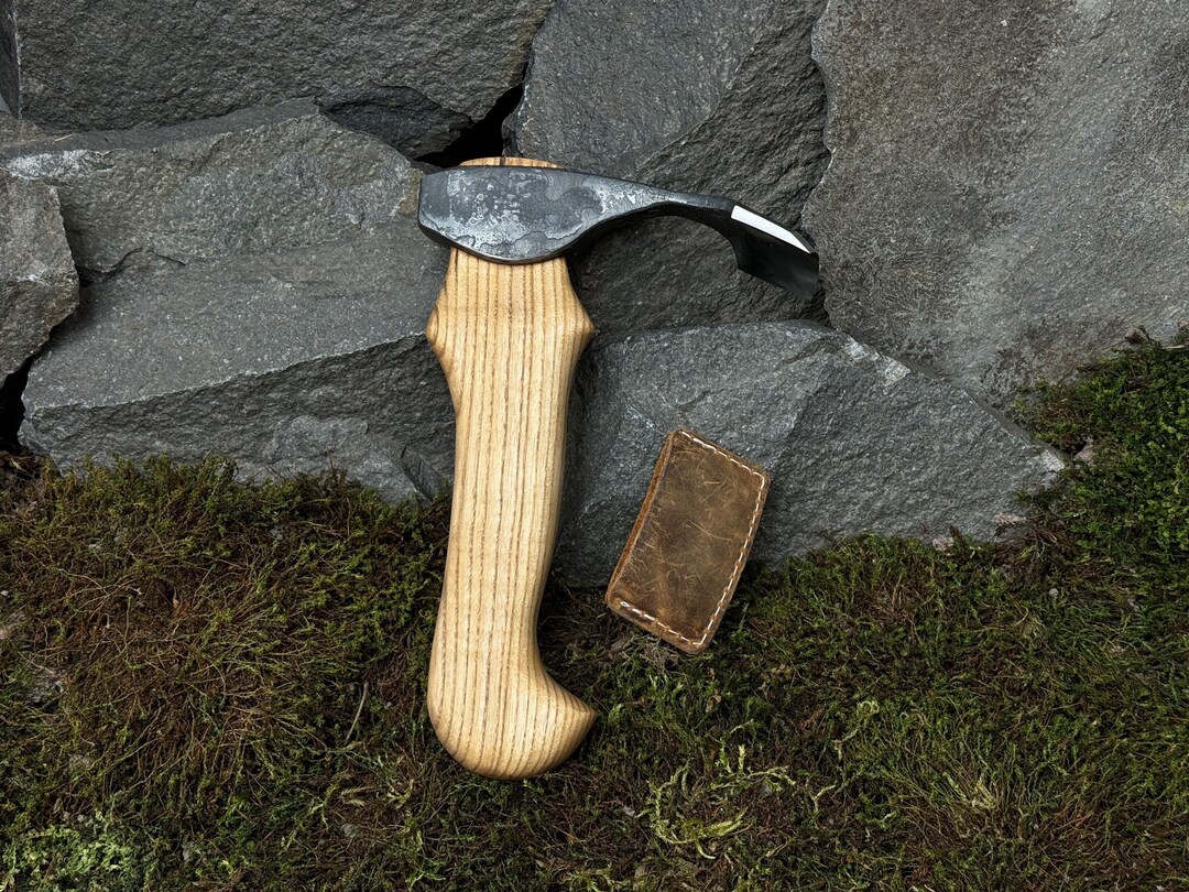 Rounded Adze With Leather Case. Wood Carving Tool. Finnish Adze ...