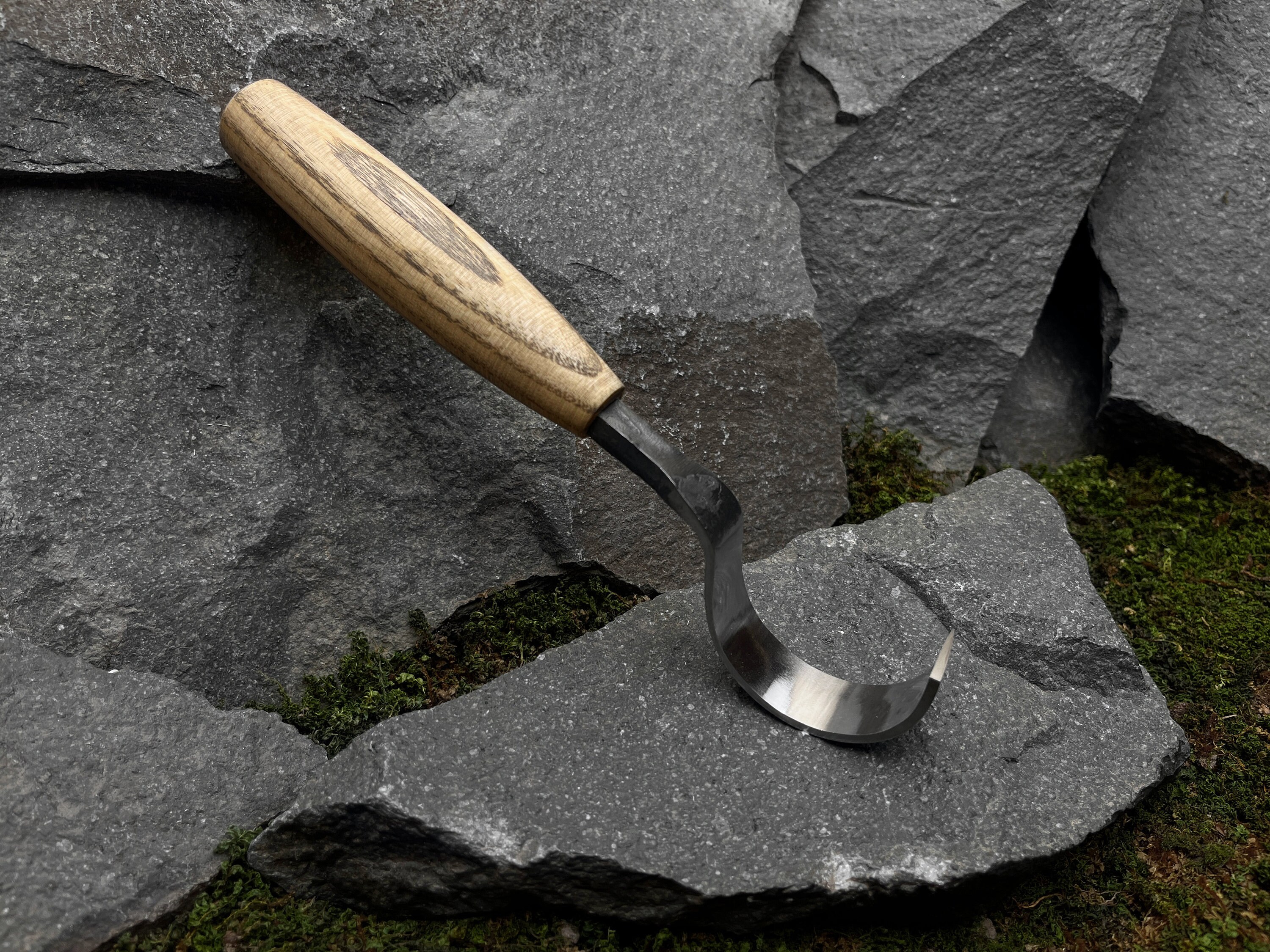 Forged Spoon Carving Hook Knife. Wood Carving Knife. Handmade Hook ...