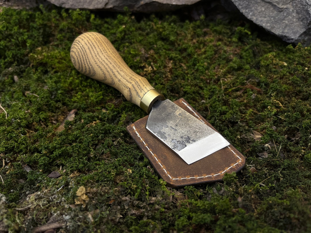 Beveled Leather Skiving Knife. Leather Knife. Leather Cutting Knife ...