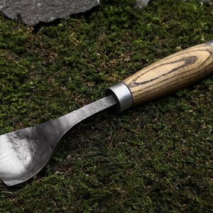 Spoon Carving Gouge. Wood Carving Tool. Bent Gouge for Woodworking ...