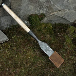 Forged Slick Chisel With Leather Case. Framing Timber Chisel ...