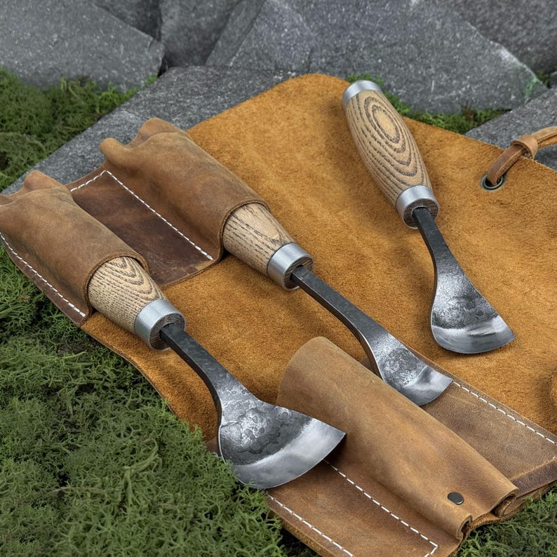 Bowl, Spoon Gouges. Curved Gouges. Wood Carving Tools. Bent Gouges ...