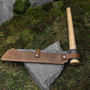 Splitting Froe With Leather Case. Carpentry Tool. Wood Chopping Tool ...