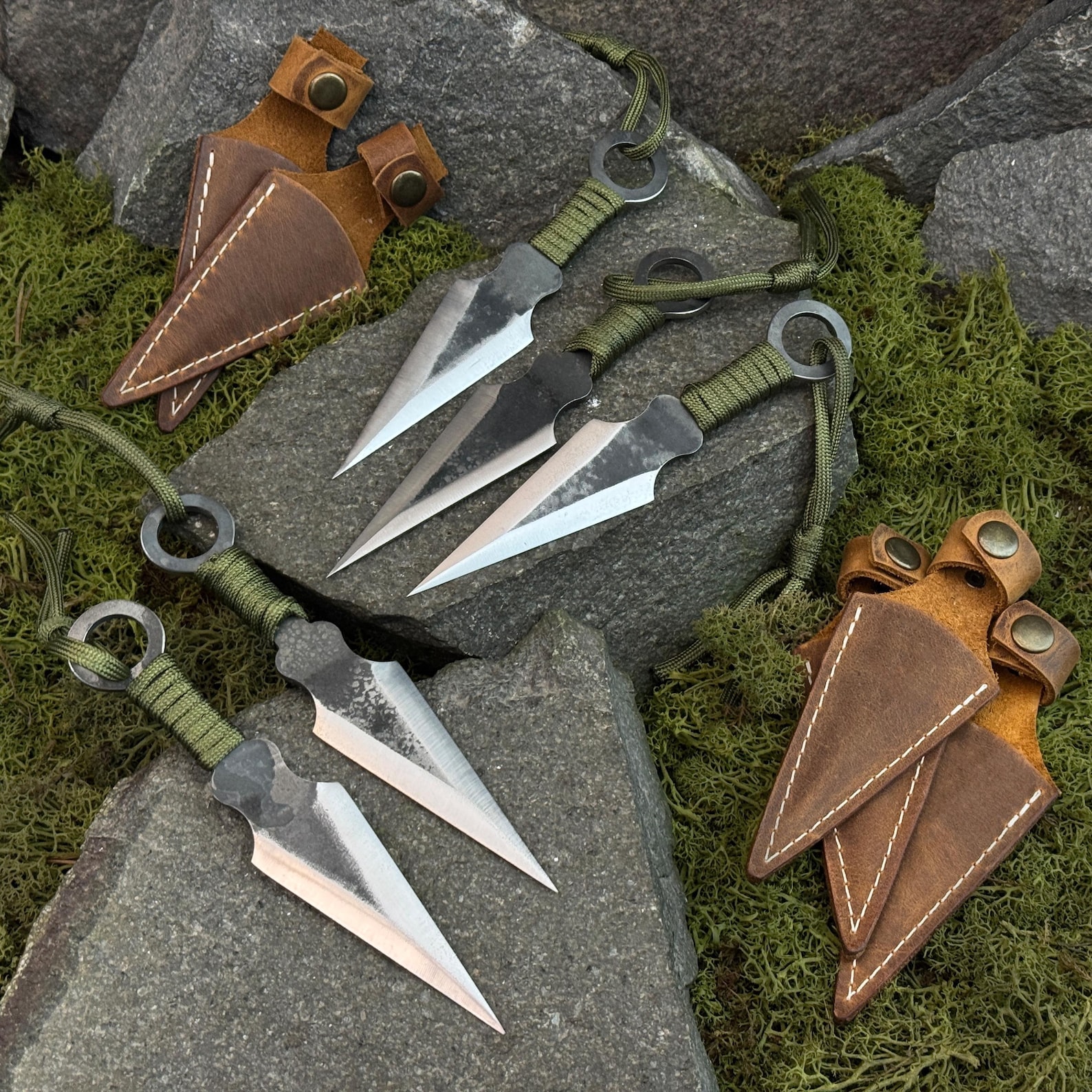 Competition Throwing Knife Set for Target Practice – 52100 Carbon Steel ...