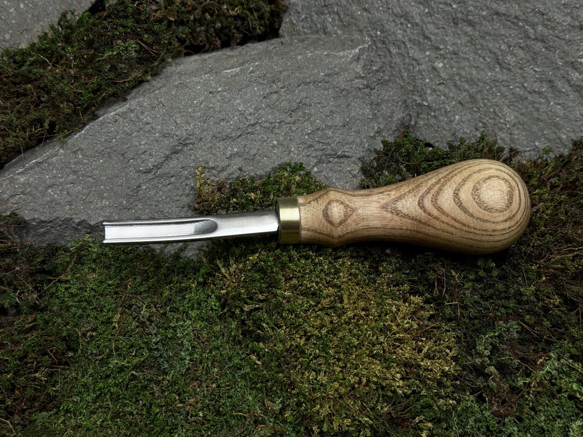 Edge Skiver. Leatherworking Tool. Knife for Thinning Leather. Skiving ...