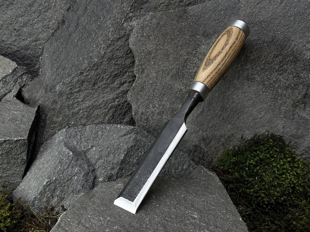Forged Bevel Edge Chisel. Wood Carving Chisel. Carpenter's Tool. Timber ...