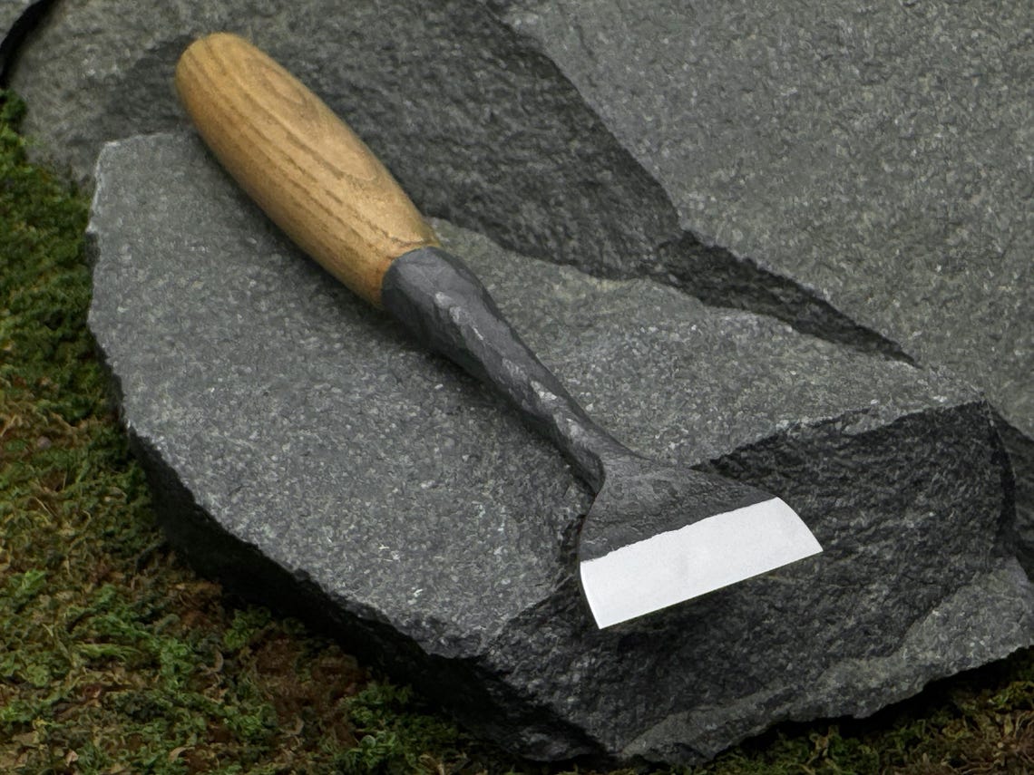 Forged Cone Timber Framing Chisel. Carpenters Chisel. Wood Carving ...