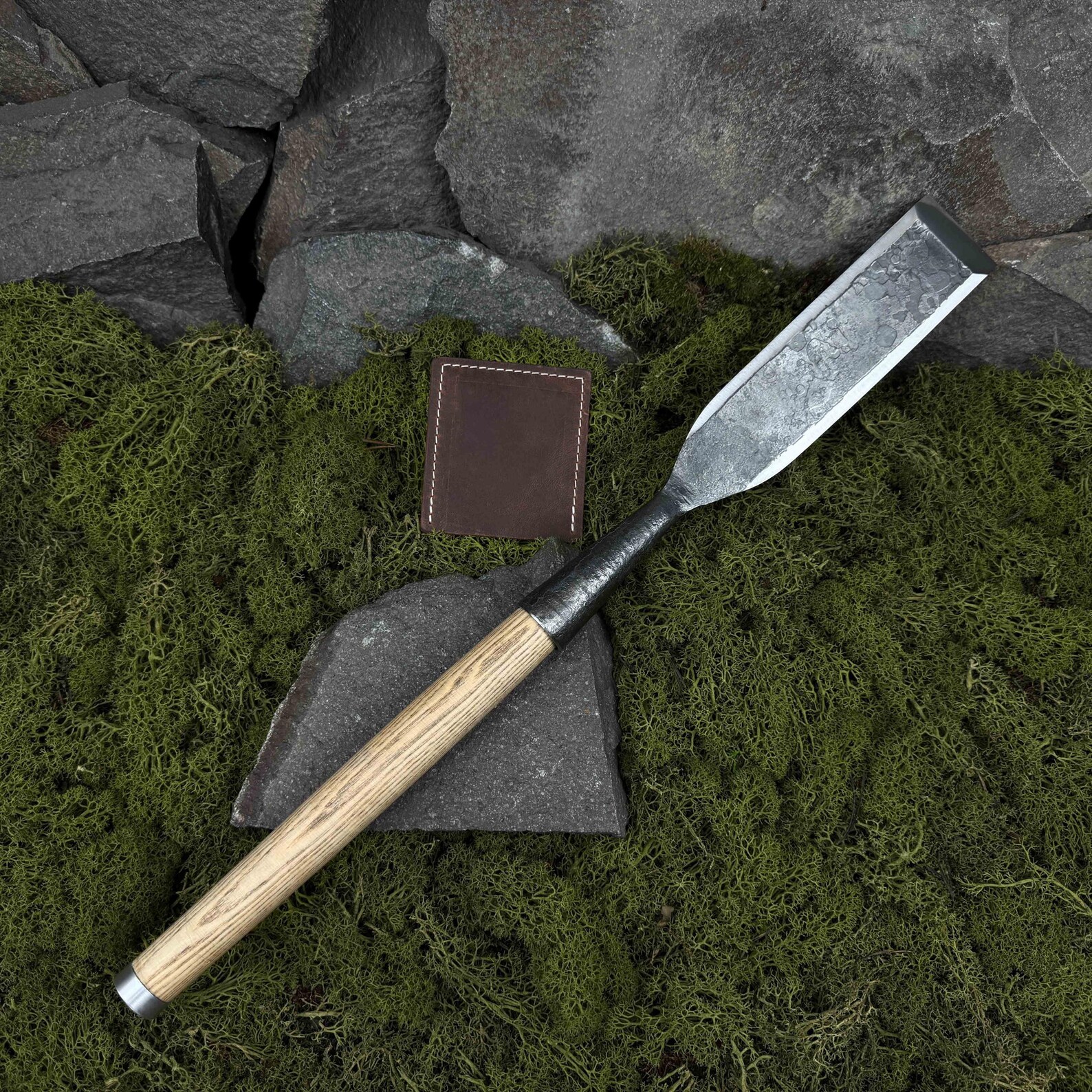 Timber Framing Chisel With Leather Case. Straight Сhisel for ...