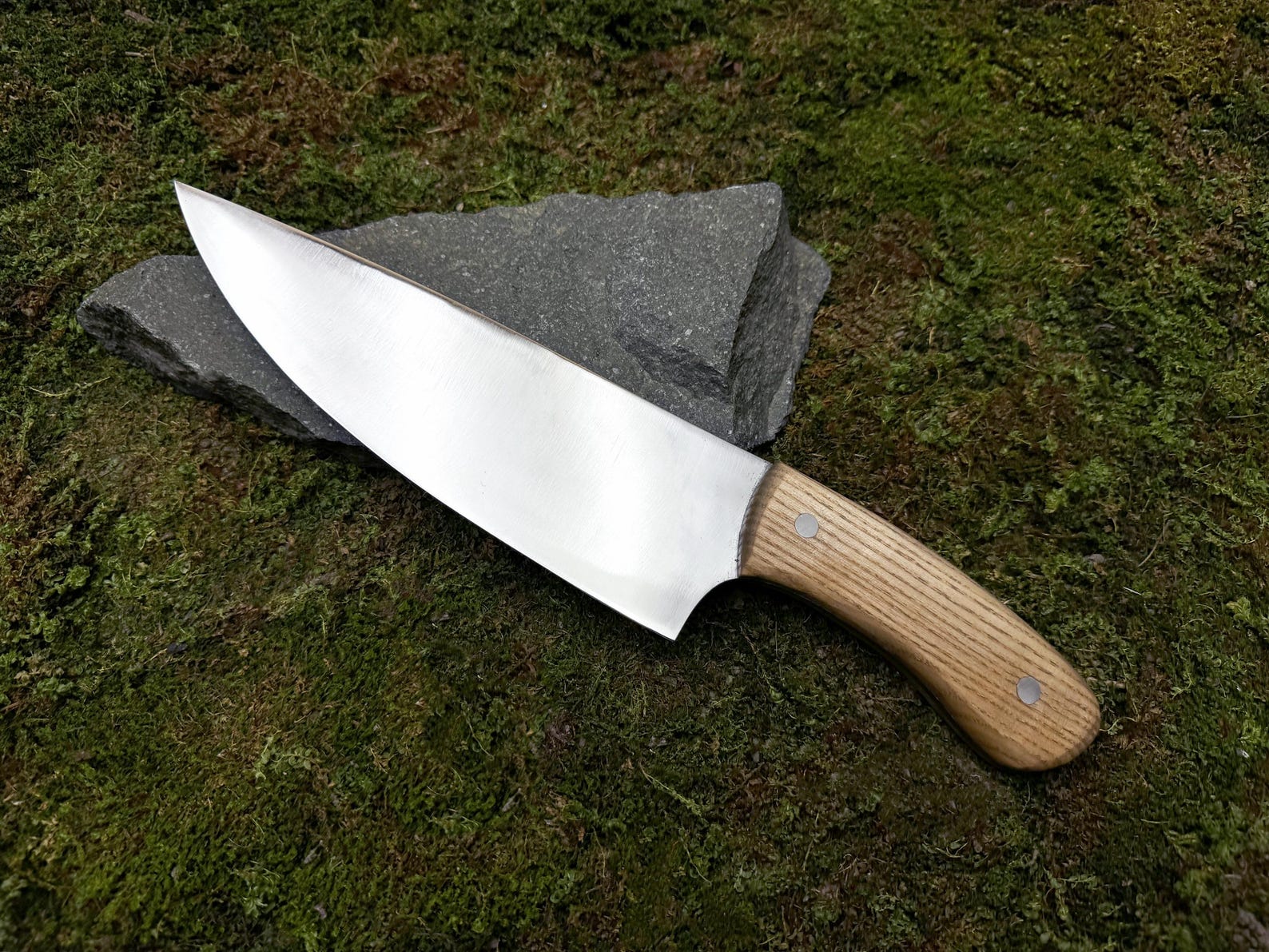 8 Inch Chef Knife. Hand-forged Kitchen Knife. Custom Knife. Meat ...