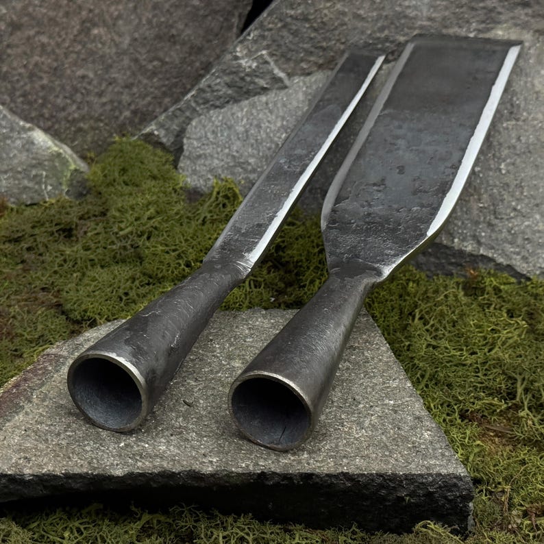 Timber Framing Slick Chisel Set – 3 Pieces or Size Option. Hand Forged ...