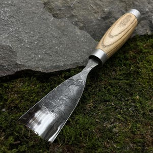 Hand Forged Wood Carving Gouge. Rounded Chisel for Woodworker. Wood ...