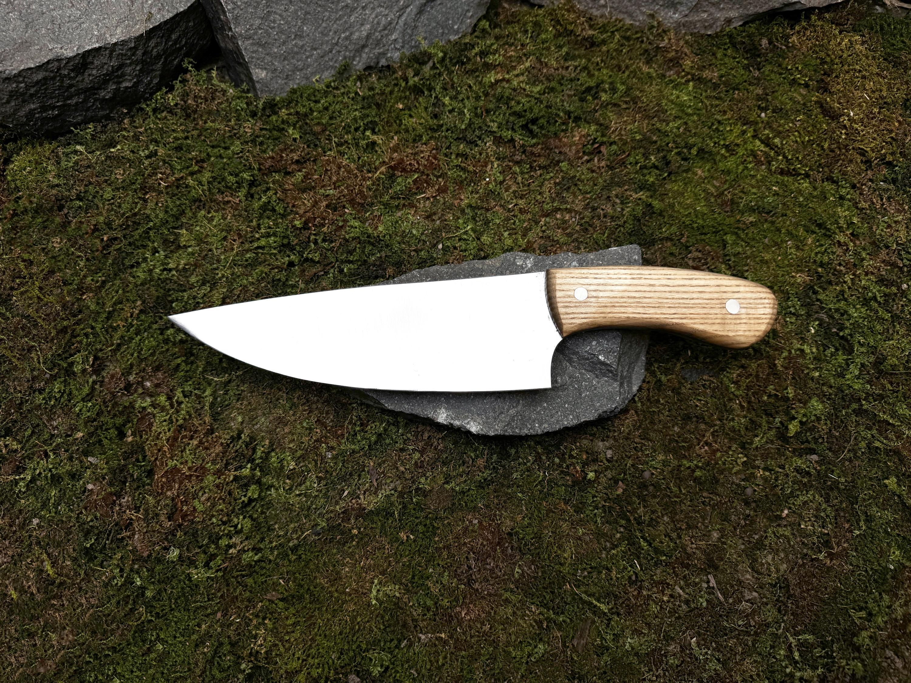 8 Inch Chef Knife. Hand-forged Kitchen Knife. Custom Knife. Meat ...