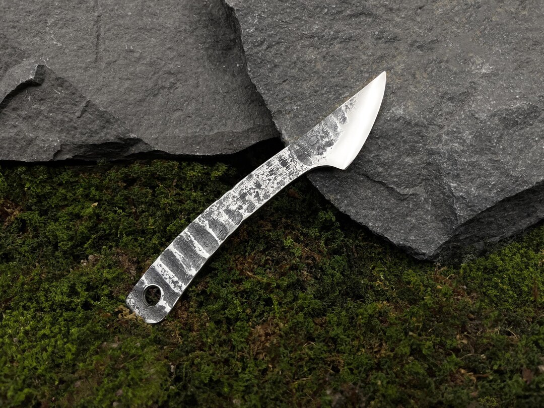 Japanese Kiridashi With Leather Case. Rounded Blade. Skinning Knife ...